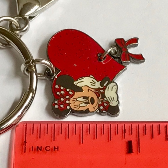 Disney | Accessories | Disney Minnie Mouse Purse Charm Keychain Mickey ...